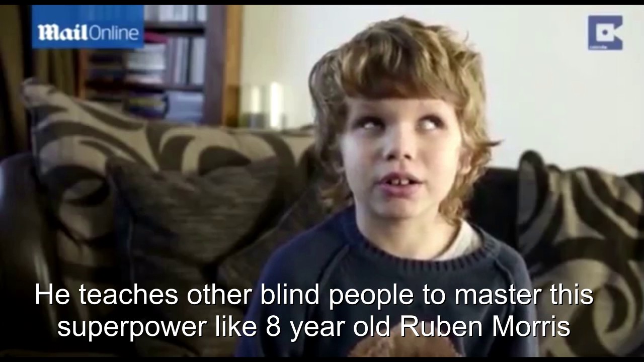 Real life Daredevil caught on camera Echolocation in action super ...