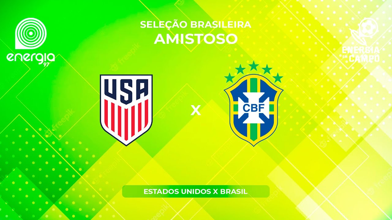 ESTADOS UNIDOS X BRASIL - 12/06/2024 - AMISTOSO DA SELEÇÃO - AO VIVO ...