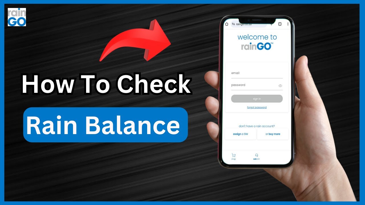 How To Check Rain Balance (Full Guide) - YouTube