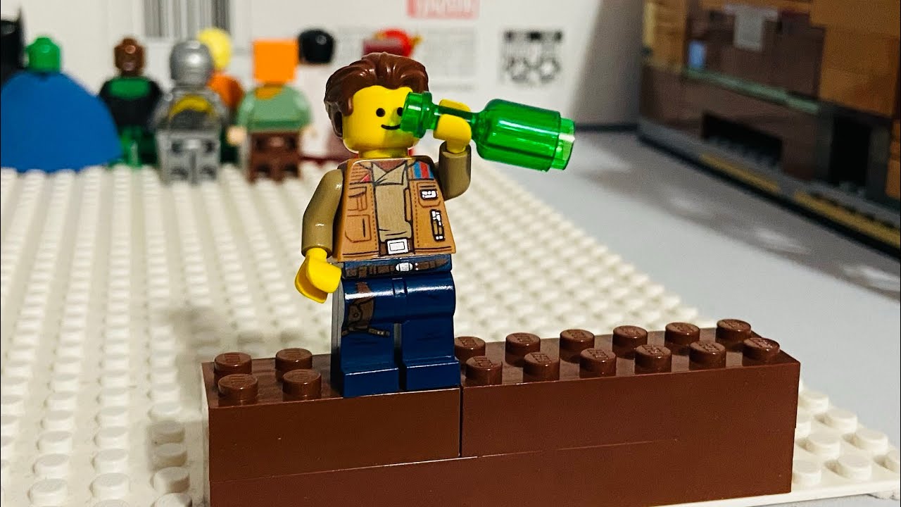 Lego man drinks beer 🍺 - YouTube