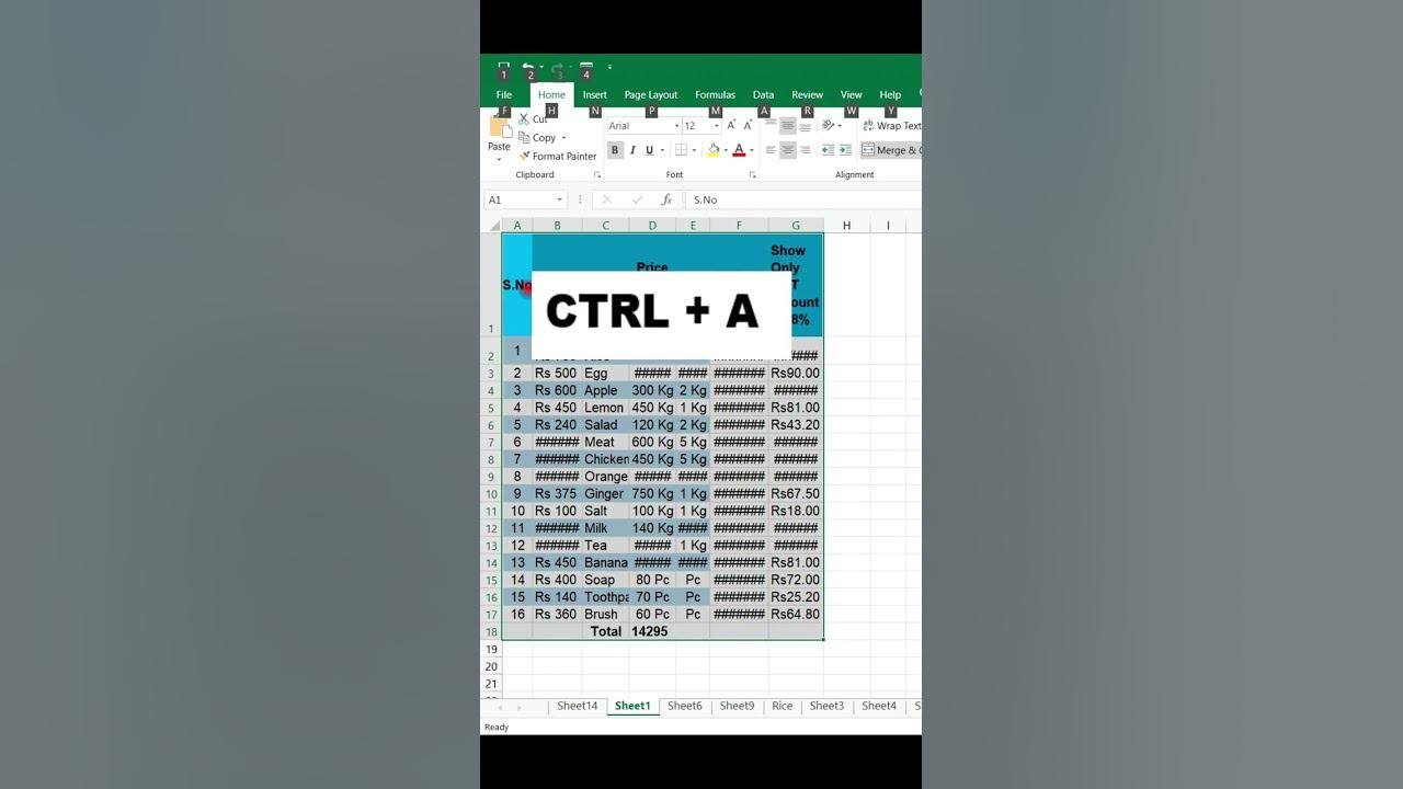 How To Adjust Column Width And Row Height Within 10 Sec In Excel Virtual Dost Youtube