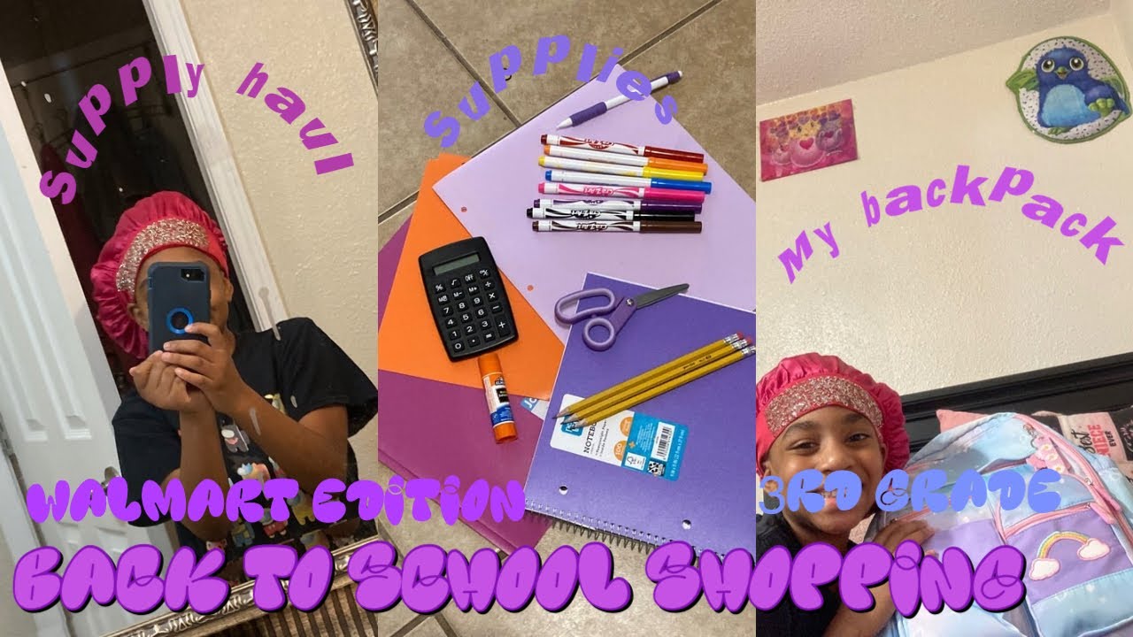 Back to school supply shopping | 3rd grade | school haul | - YouTube