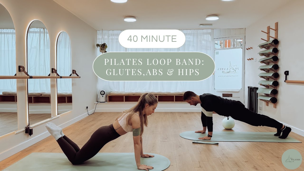 Pilates Loop Band: Glutes, Abs, Hips || BLOOM Pilates || Full Body ...