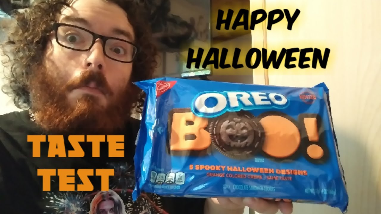 Oreo Halloween BOO Taste Test. Happy Halloween - YouTube