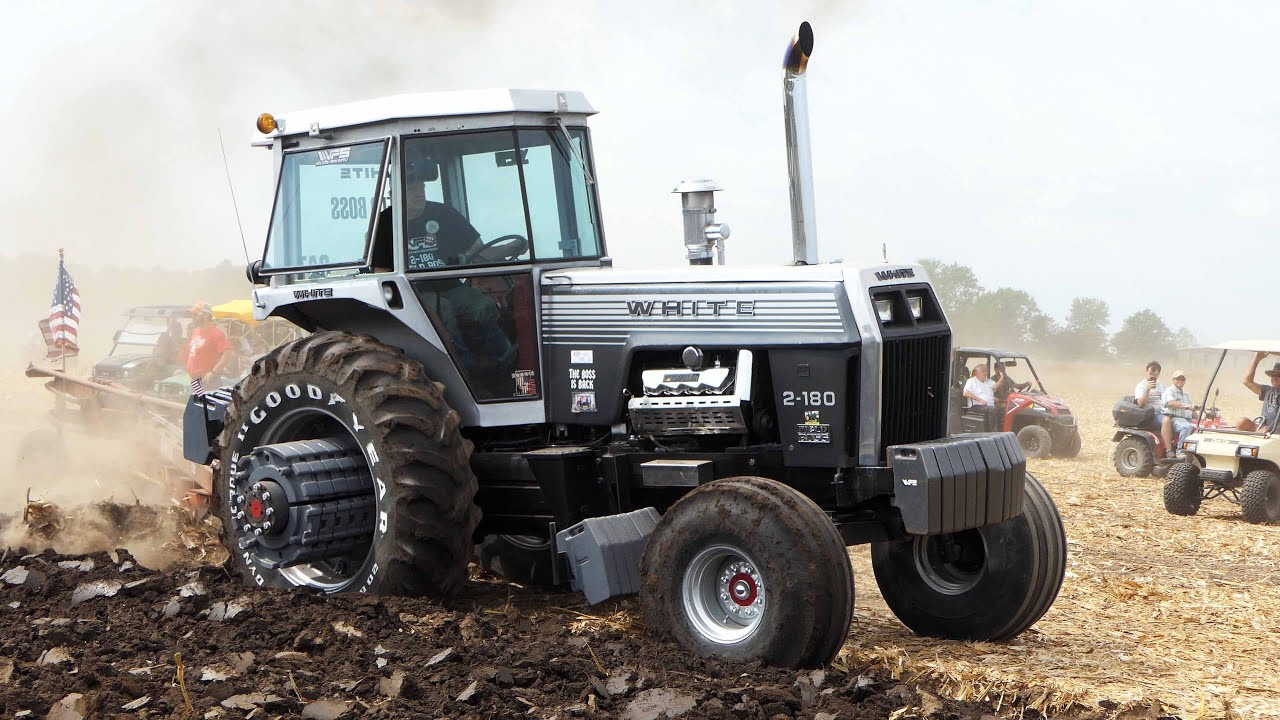 Big Tractors Plowing at Half Century of Progress Show - YouTube
