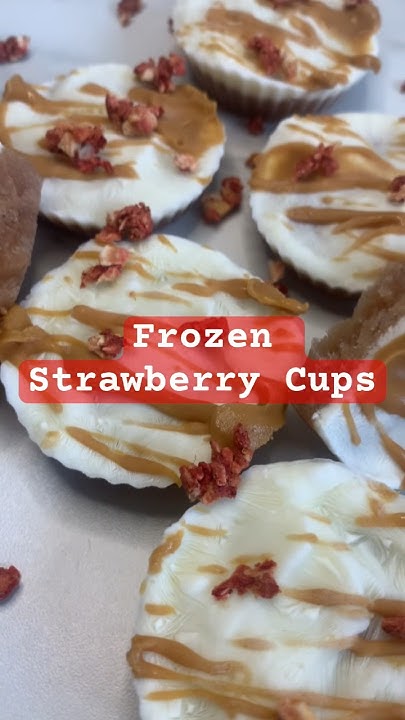 Frozen Strawberry Cups! #babyledweaning #recipe #food #easyrecipe #weaning #recipeoftheday # ...