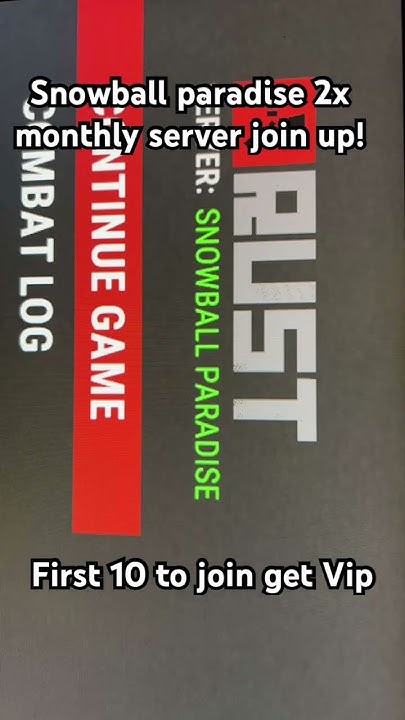 Rust New Community Server join up #rustclips #rustconsole #rustshorts - YouTube