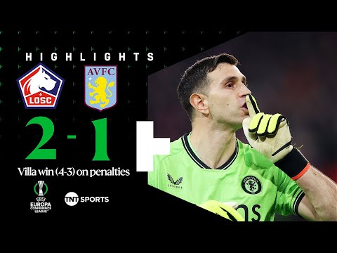 Martinez The Hero 🧤 | Lille 2-1 Aston Villa (3-4 penalties) | Europa Conference League Quarter-Final