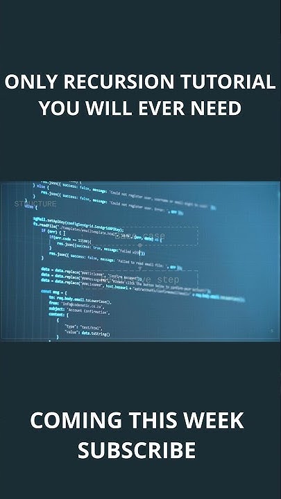 Understand Recursion - coming soon #shorts #algorithms #recursion - YouTube