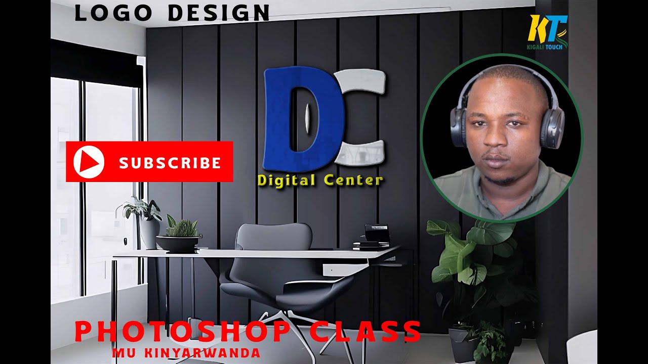 DORE UKO WAKIKORERA LOGO YA COMPANY YAWE UKORESHEJE PHOTOSHOP(HOW TO ...