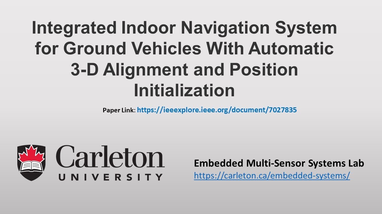 Robotic Indoor Navigation using LiDAR integration with IMU - YouTube