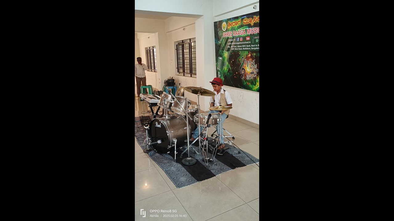 Prithvi Nair Drum Beats || Minchagi Neenu Baralu || Kannada song ...