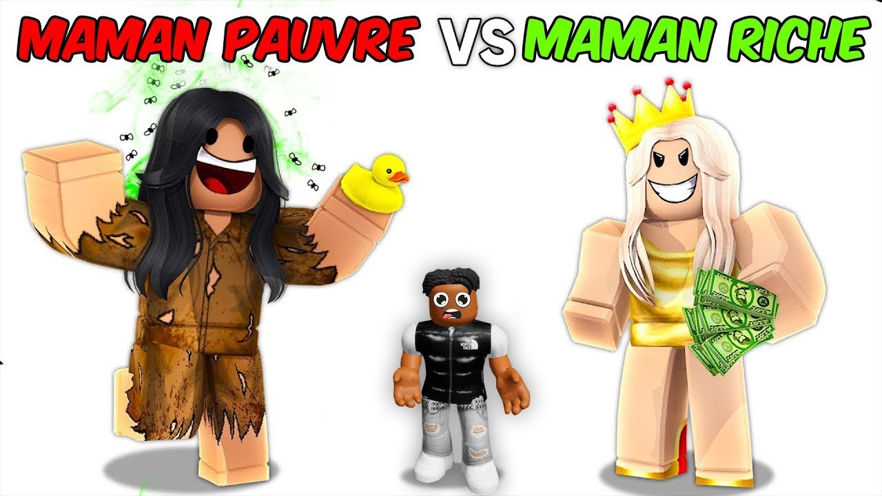 MAMAN PAUVRE VS MAMAN RICHE SUR BROOKHAVEN ! - YouTube