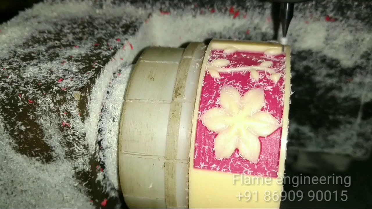 3D design engraving machine | bangle engraving machine part-2 | flame engineering - YouTube