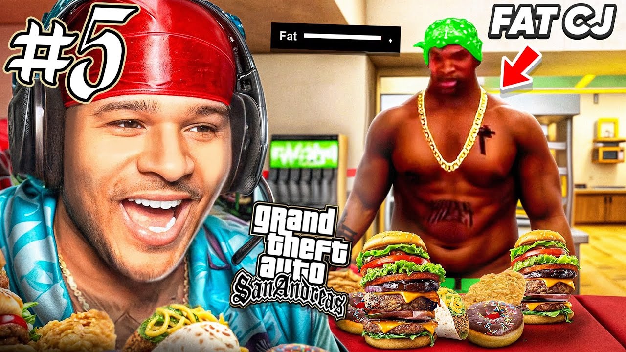 What Happens If You Make CJ Fat in GTA San Andreas? (Part 5) - YouTube
