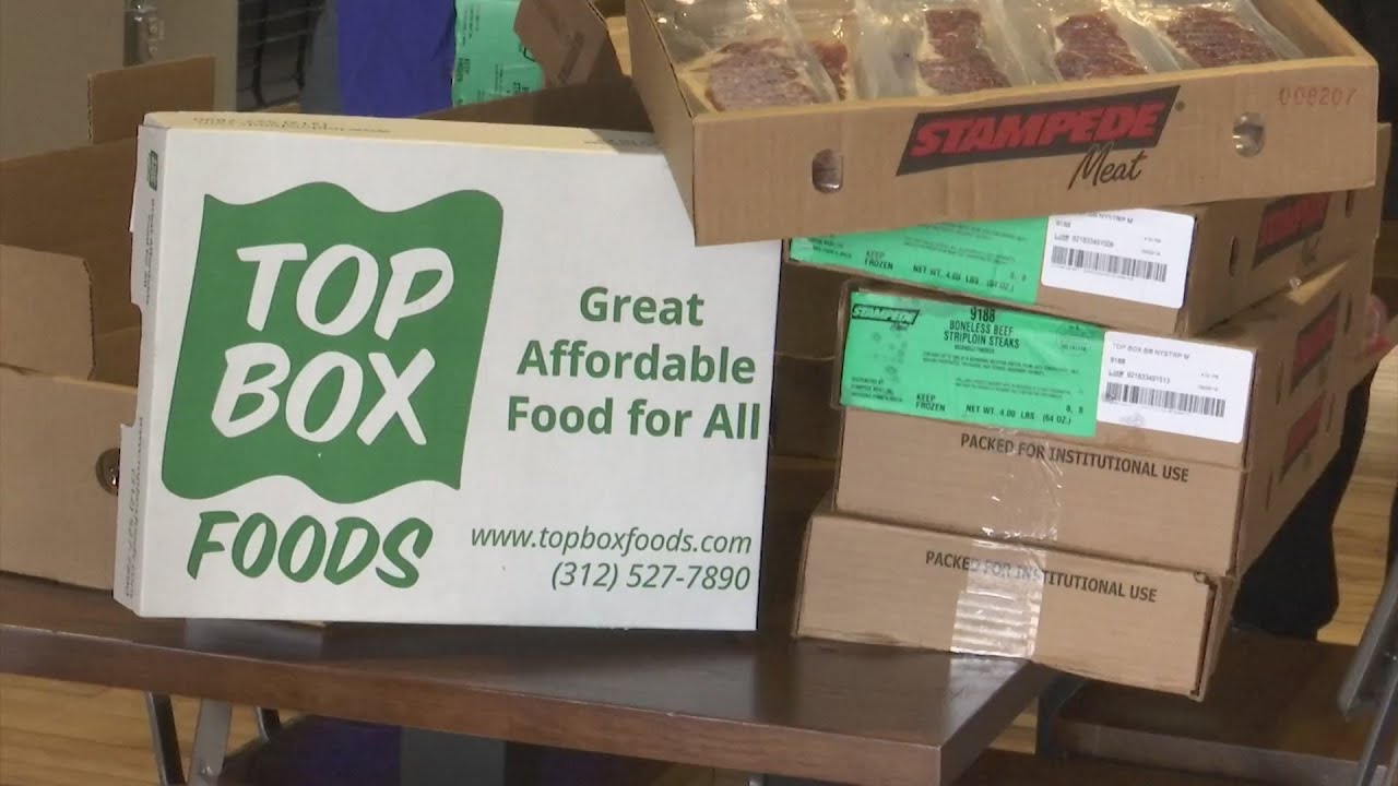 Top Box Foods announces home delivery for families in need - YouTube