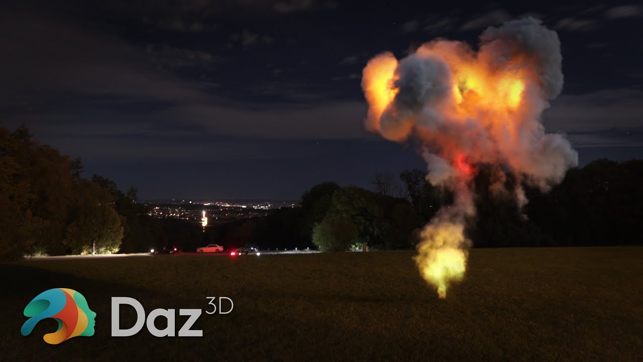 Creating Volumetric Fires and Explosions in Daz Studio - YouTube