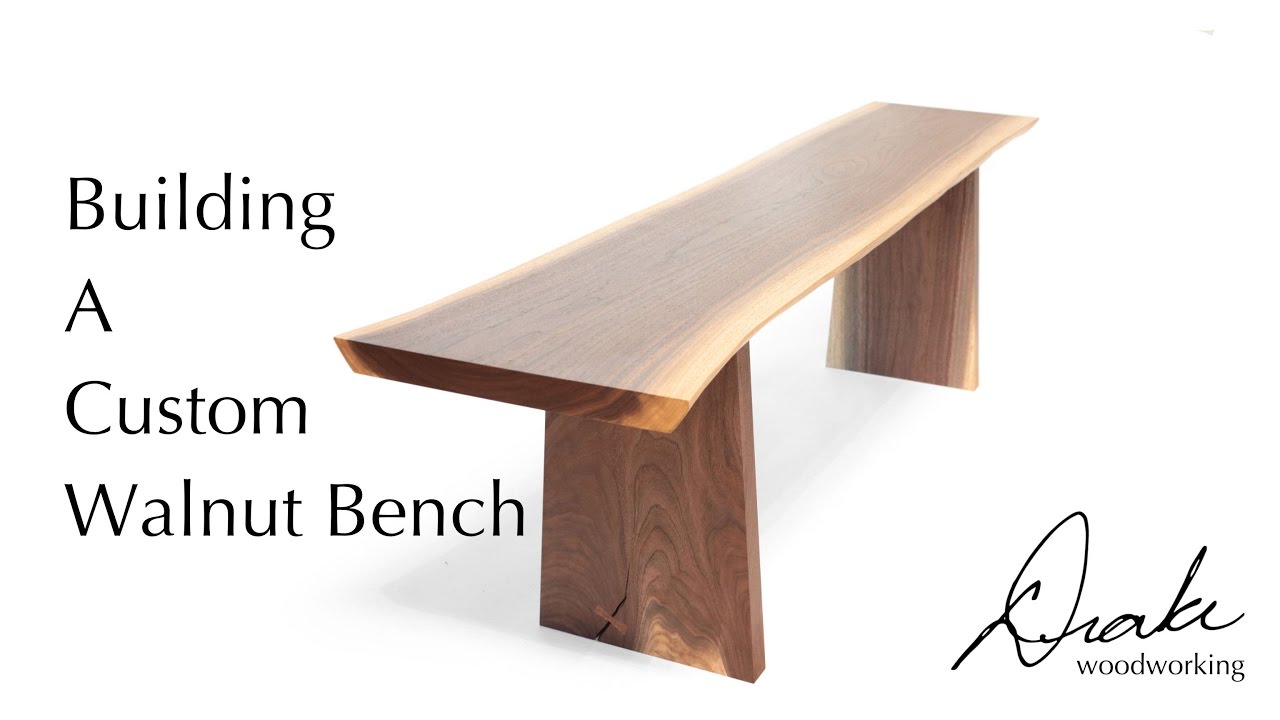 Making A Walnut Bench with Drake Woodworking - YouTube