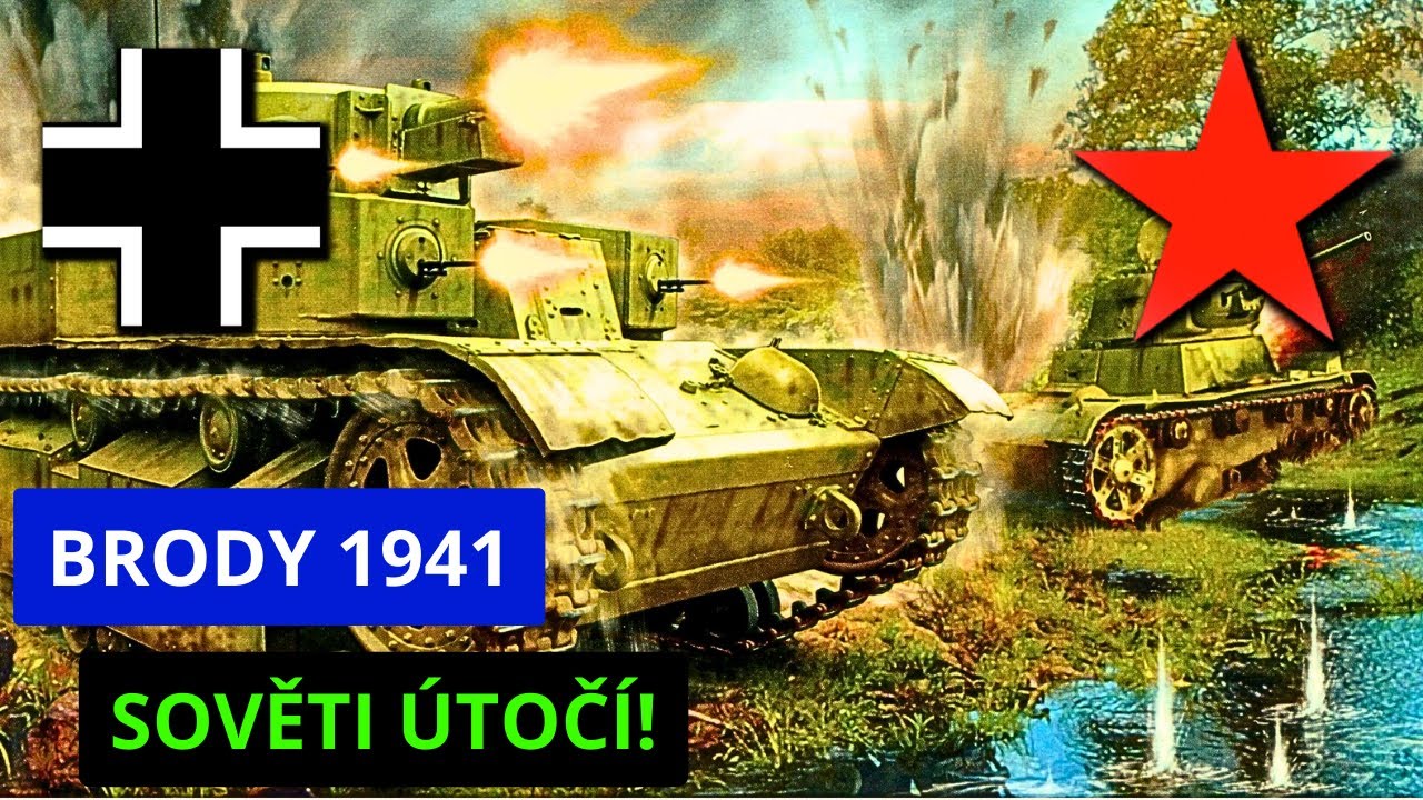 1941, BITVA U BRODŮ: SOVĚTI ÚTOČÍ! Překvapivý protiútok tanků proti ...