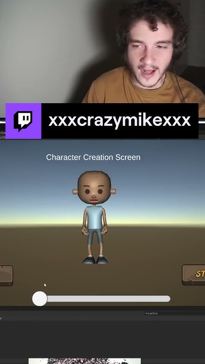 #gamedev shows off his character creation screen #unity3d | xxxcrazymikexxx on #Twitch - YouTube