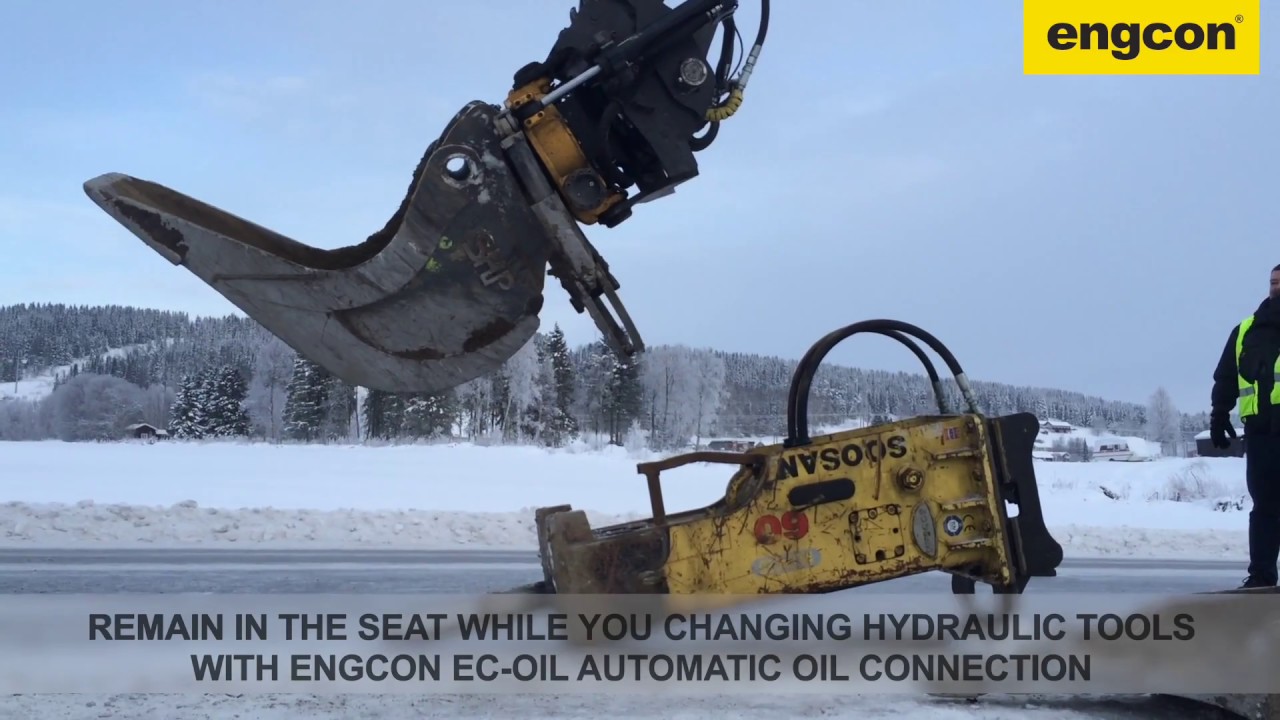 EC Oil automatic oil connection - YouTube