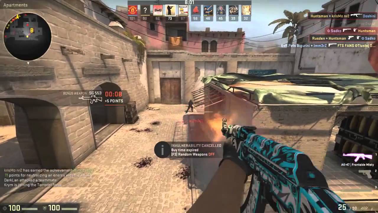 CS GO Shadow Case Trade up + AK 47 Frontside Misty Gameplay - YouTube