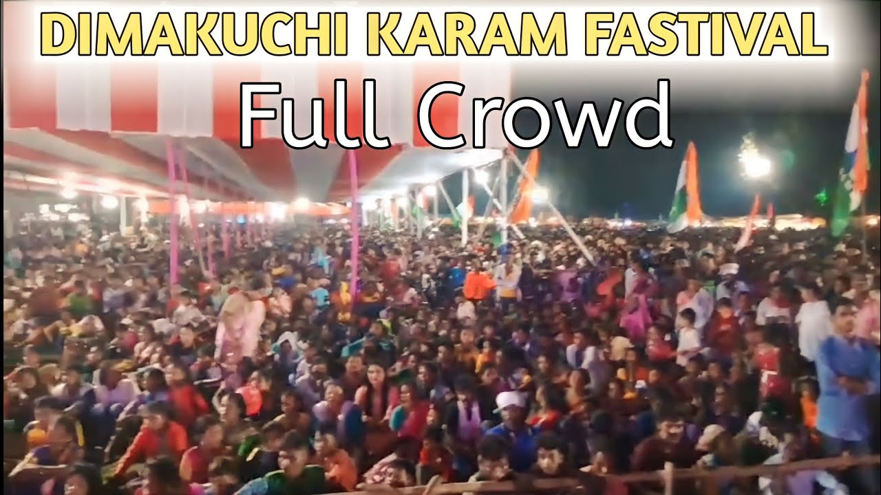 Dimakuchi Karam Fastival Full Crowd ||Arjun Lakra Live Show At ...