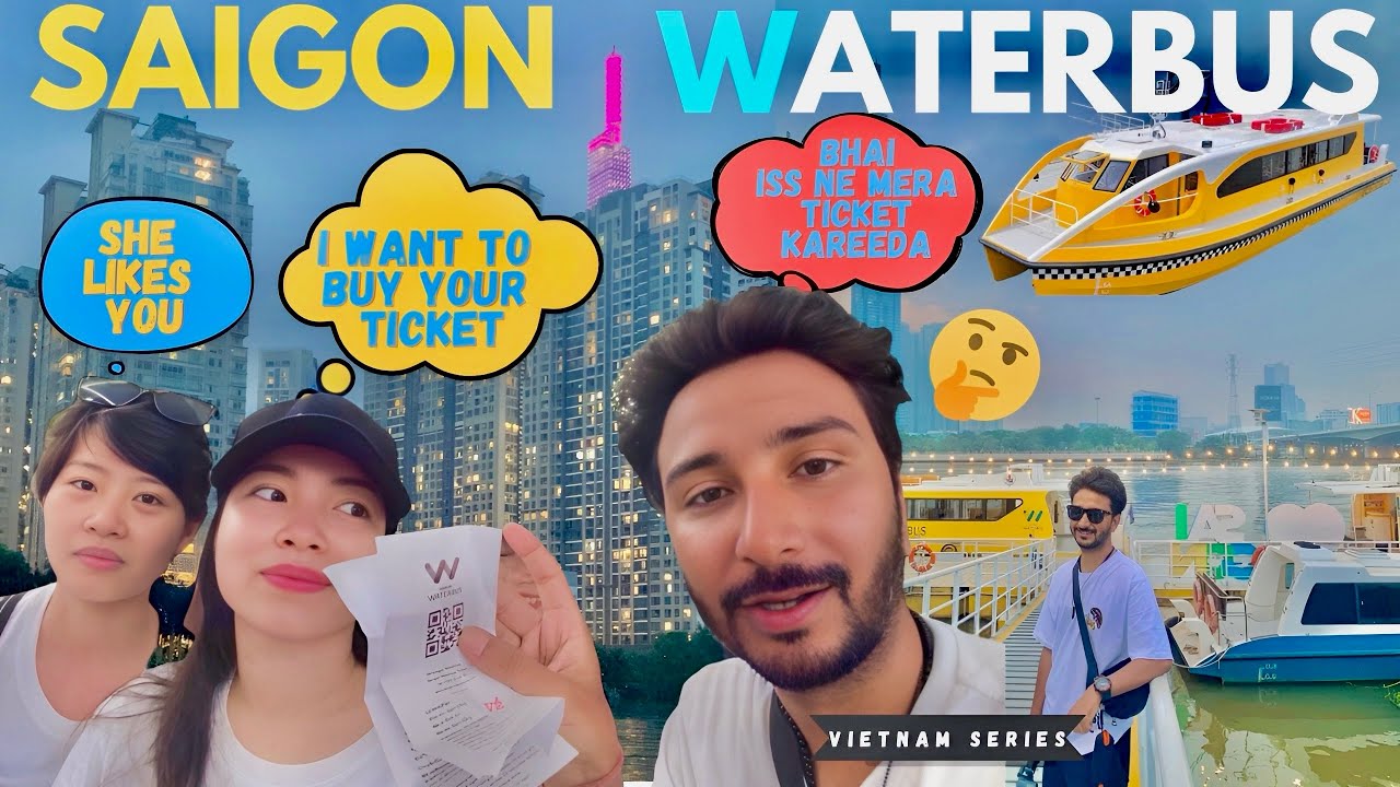 $1 Saigon Waterbus, Exploring Ho Chi Minh City Sightseeing with ...