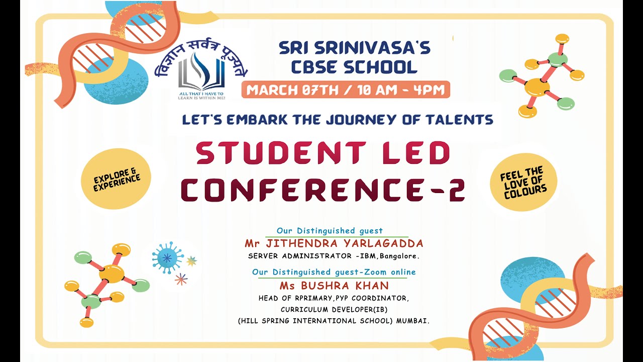 STUDENT LED CONFERENCE - 2 ( 07-03--2023 ) - YouTube