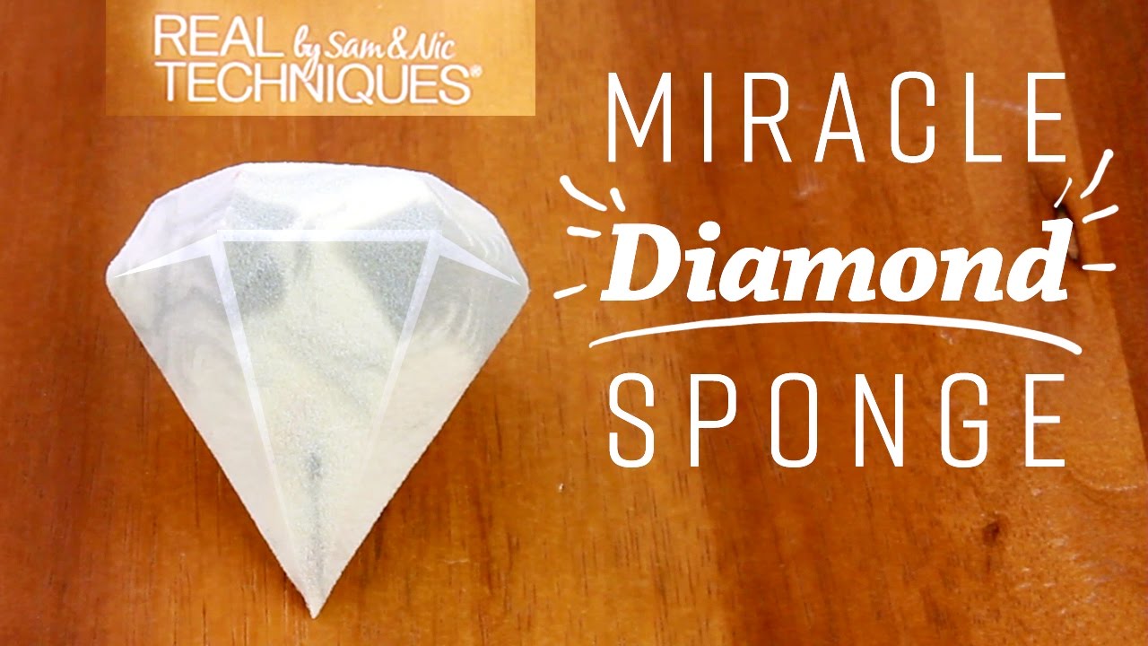 Real Techniques Miracle Diamond Sponge REVIEW - YouTube