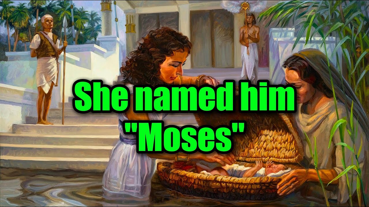 Moses is Born: Exodus 2 - The Bible - YouTube