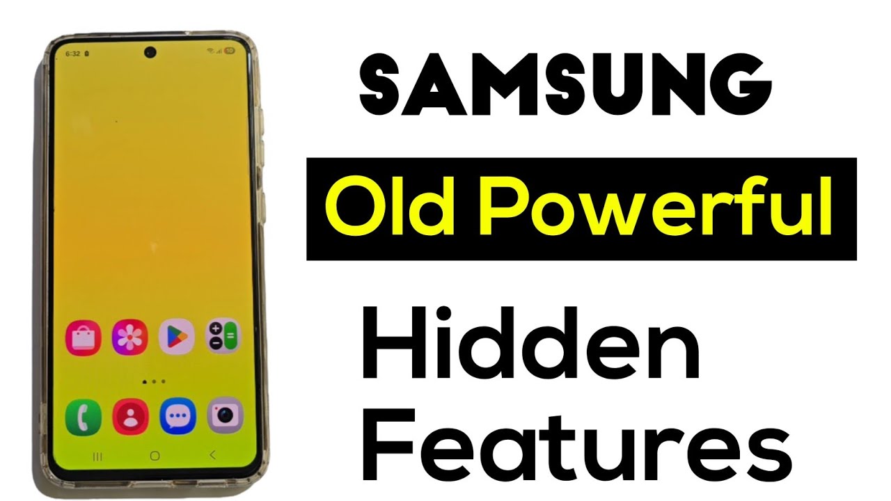 All Samsung Galaxy Device Old Powerful Hidden Features - YouTube
