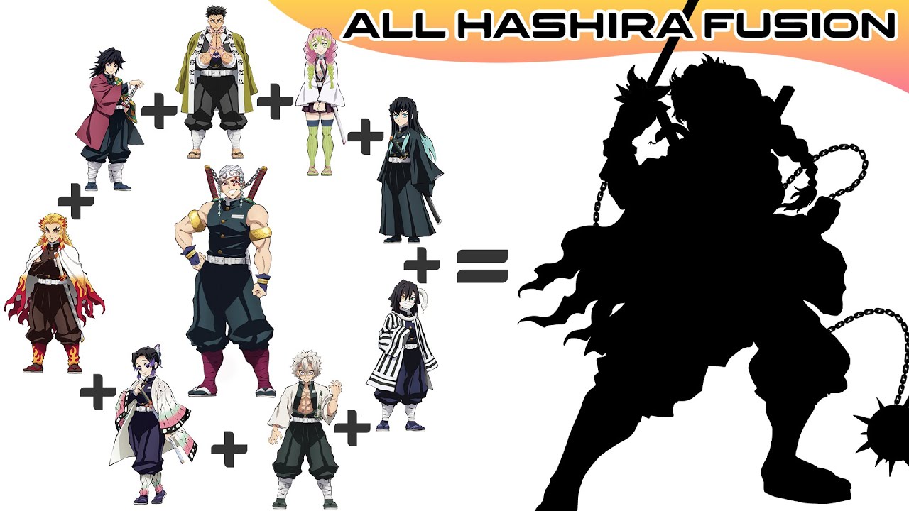 All 9 Hashira Fusion | Kimetsu no Yaiba Fanart | Demon Slayer Season 2 ...
