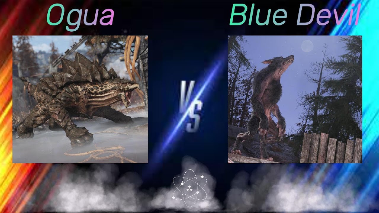 Fallout 76 (Ogua Vs Blue Devil 1v1 Fight!) - YouTube