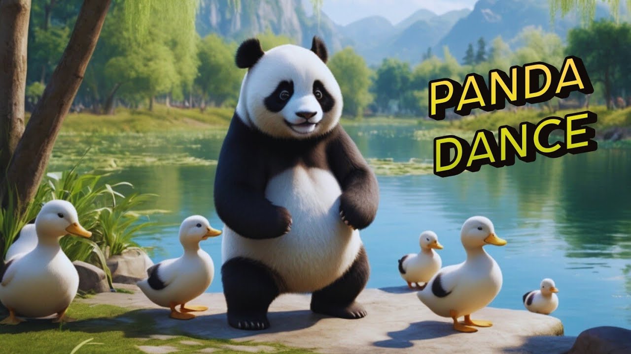 Panda 🐼 Dance Song For Kids and Babies || @PoemsPeekaboo Kids Poems and ...