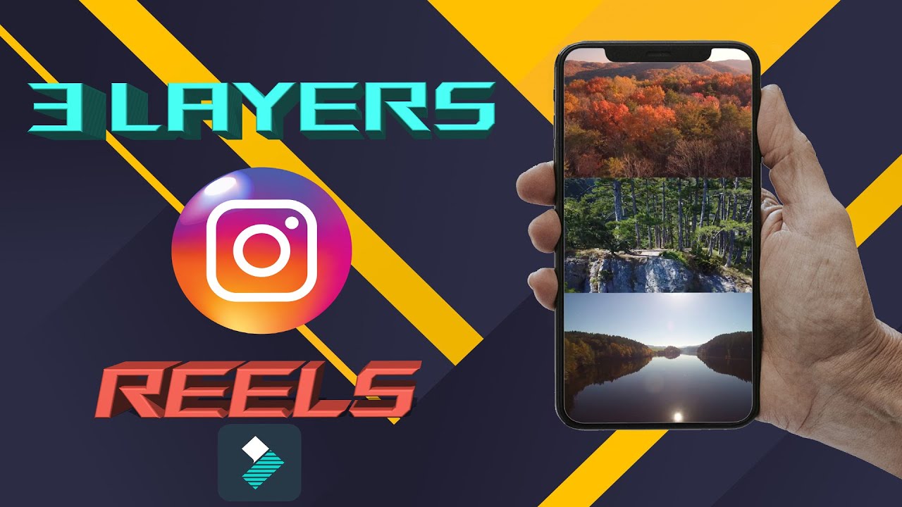 HOW TO MAKE 3 LAYERS SPLIT SCREEN INSTAGRAM REELS IN FILMORA. - YouTube