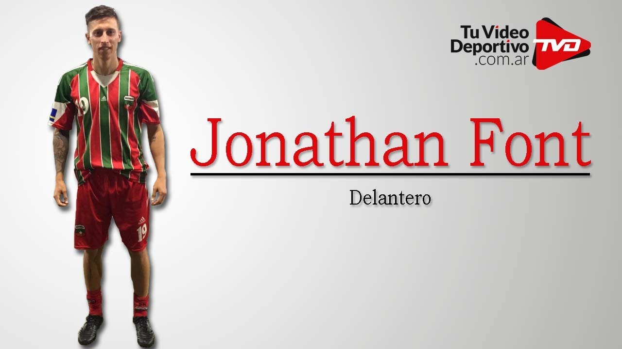 Jonathan Font | Delantero/Forward • 2020 - YouTube
