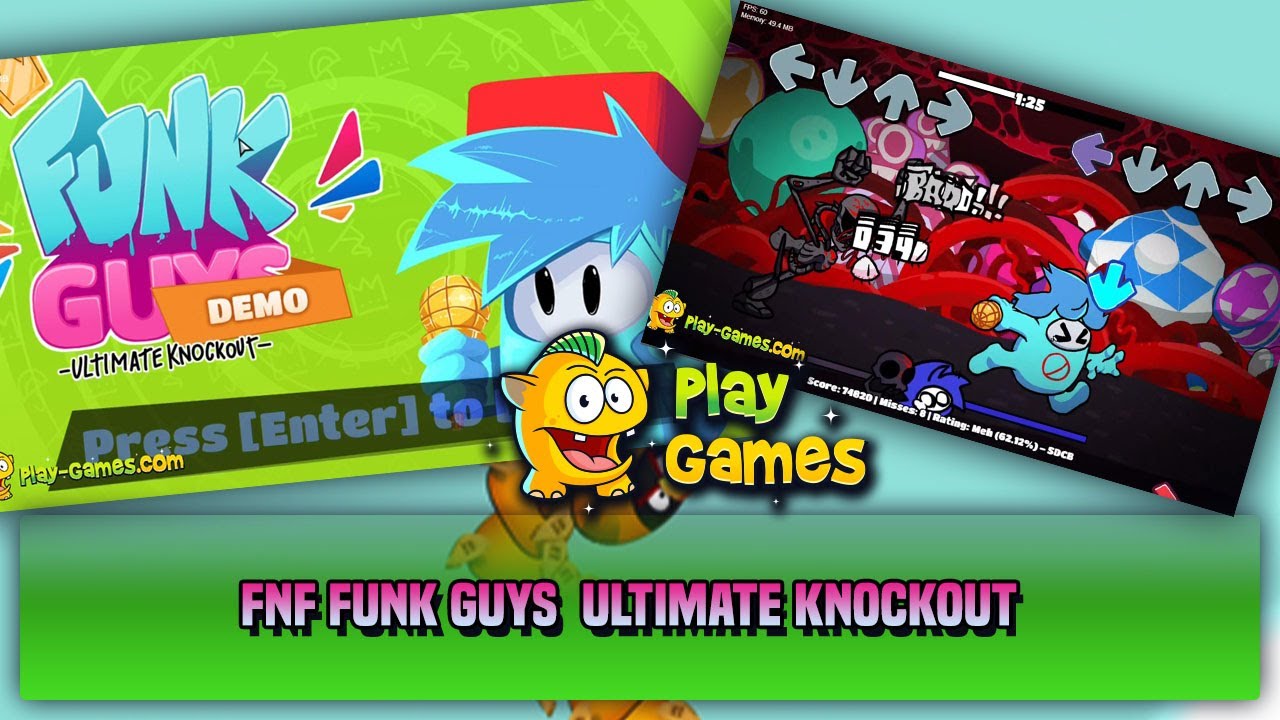 FNF Funk Guys Ultimate Knockout Playthrough - YouTube