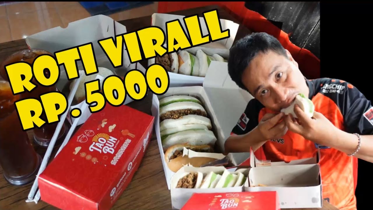 ROTI VIRALLL ‼️‼️ ROTI TAO BUN || MAKANAN MURAH MAKASSAR - YouTube