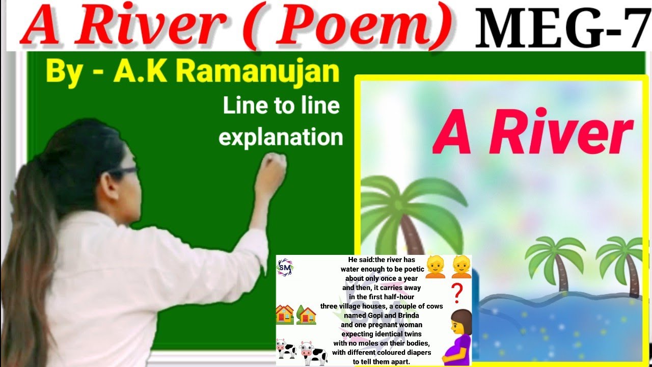 A River poem by A.K Ramanujan ,,line to line explanation in Hindi ...