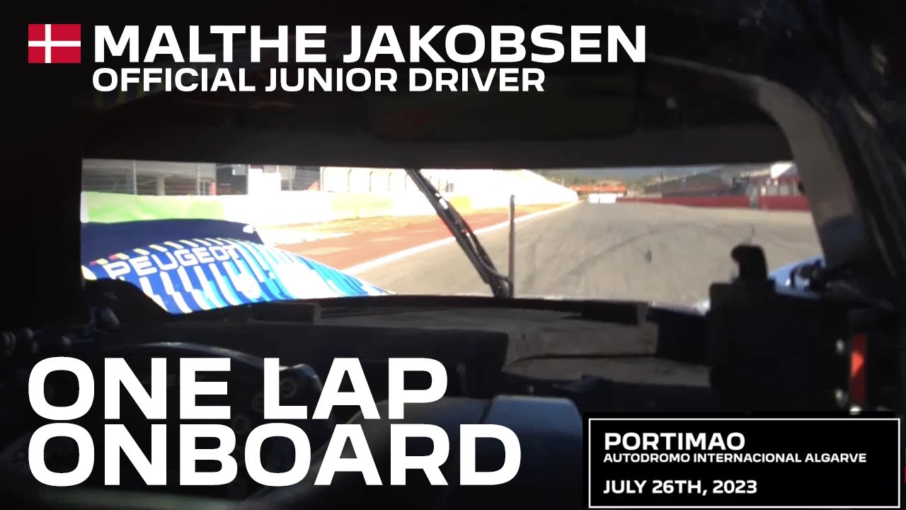 One lap with our official junior driver Malthe Jakobsen - YouTube