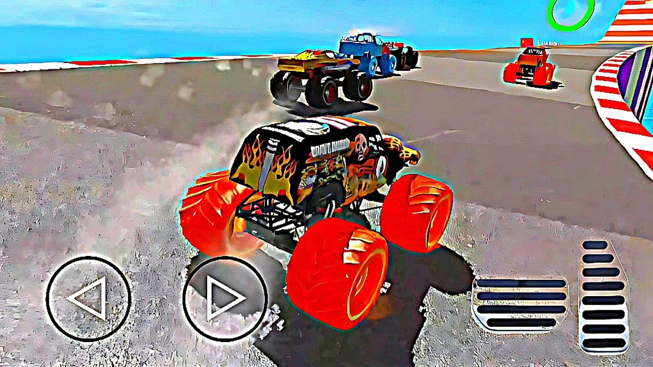 Monster truck mega ramp ultimate extreme racing - android game 3D - YouTube