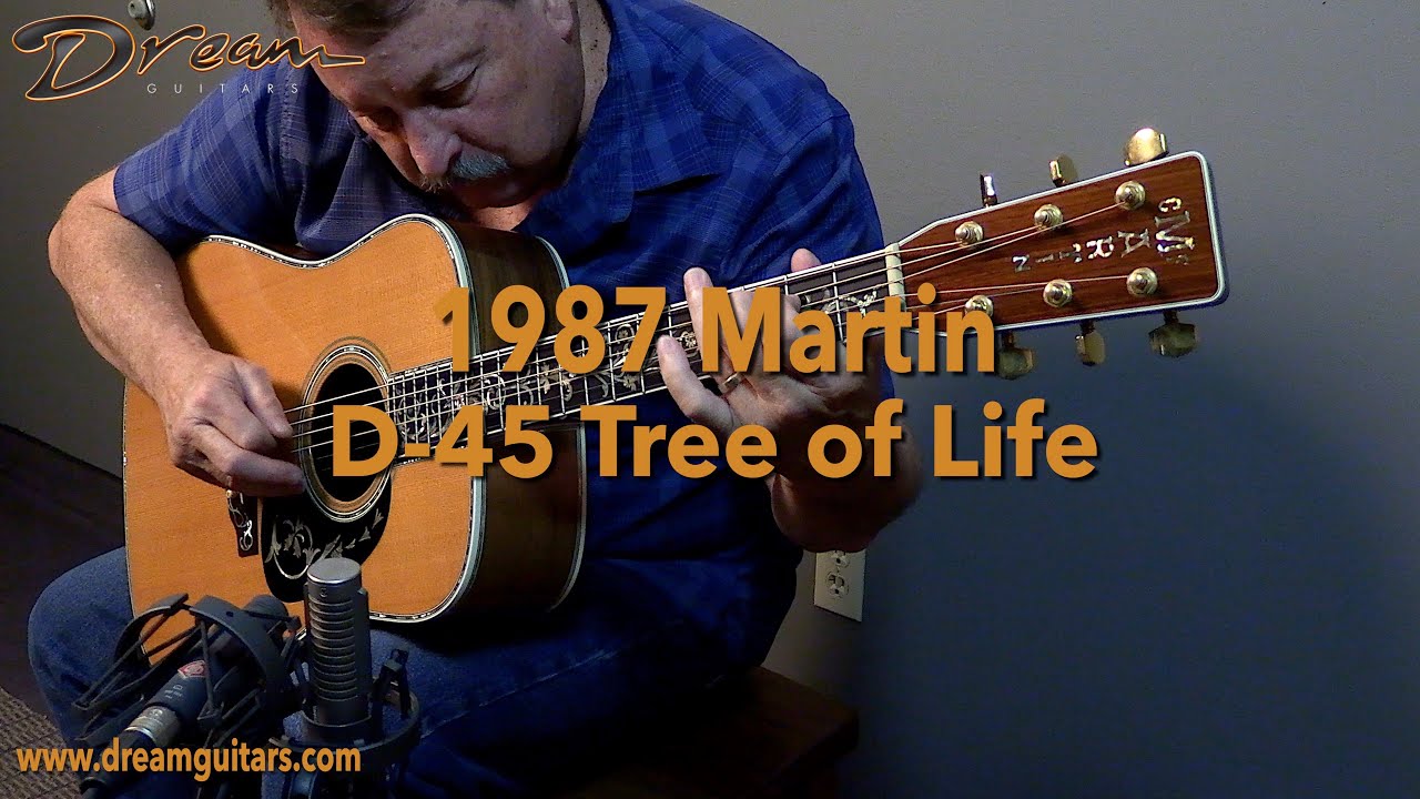 1987 Martin D-45 Tree of Life, Indian Rosewood/Spruce - YouTube