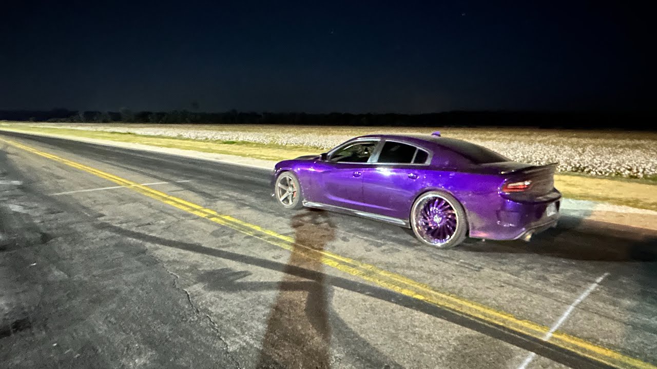 Getting the hellcat ready for a big race - YouTube