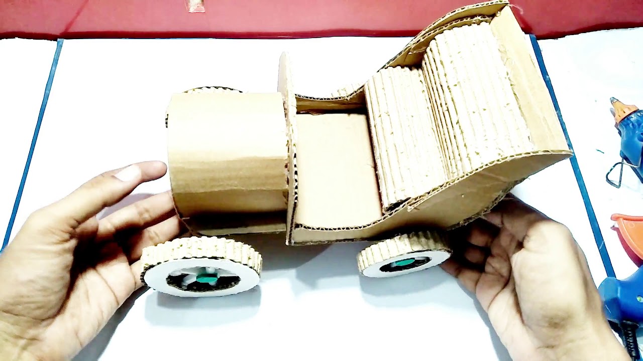 Cardboard Carriage Car | How to make a car from cardboard - YouTube