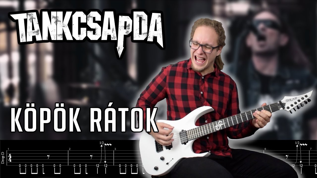 TANKCSAPDA - Köpök rátok (Guitar cover + tab) - YouTube