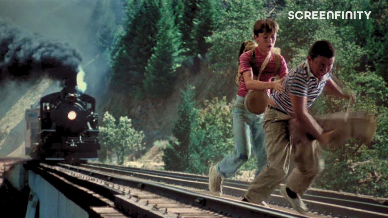 Running Across The Train Tracks | Stand By Me (1986) | Screenfinity ...