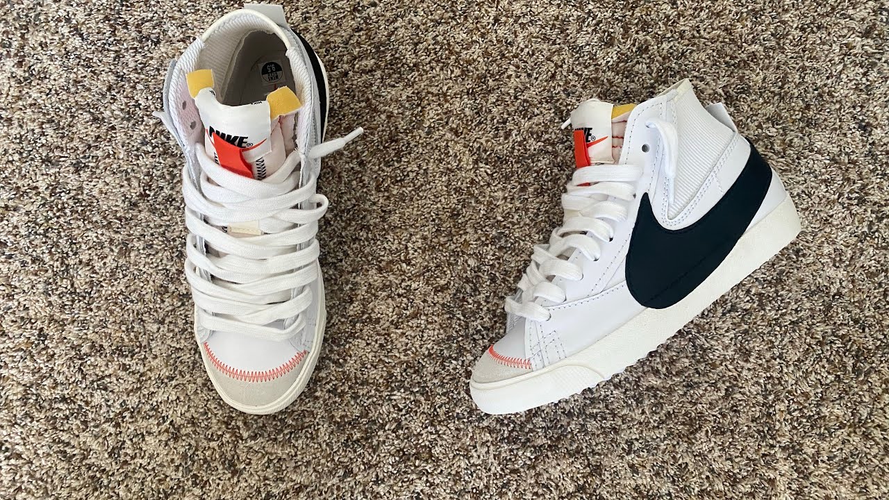 How to Lace Nike Jumbo Blazer 77 - YouTube