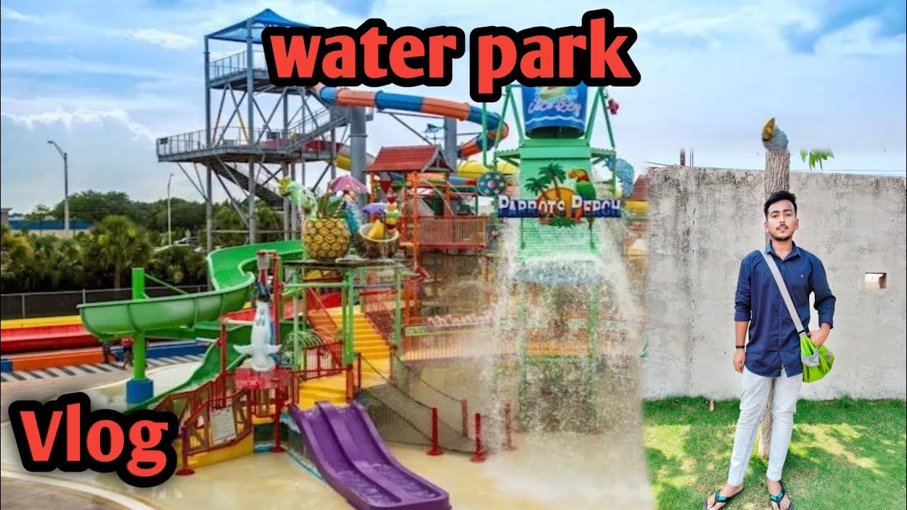 Going water park || vlog || enjoying with friends || #viral - YouTube