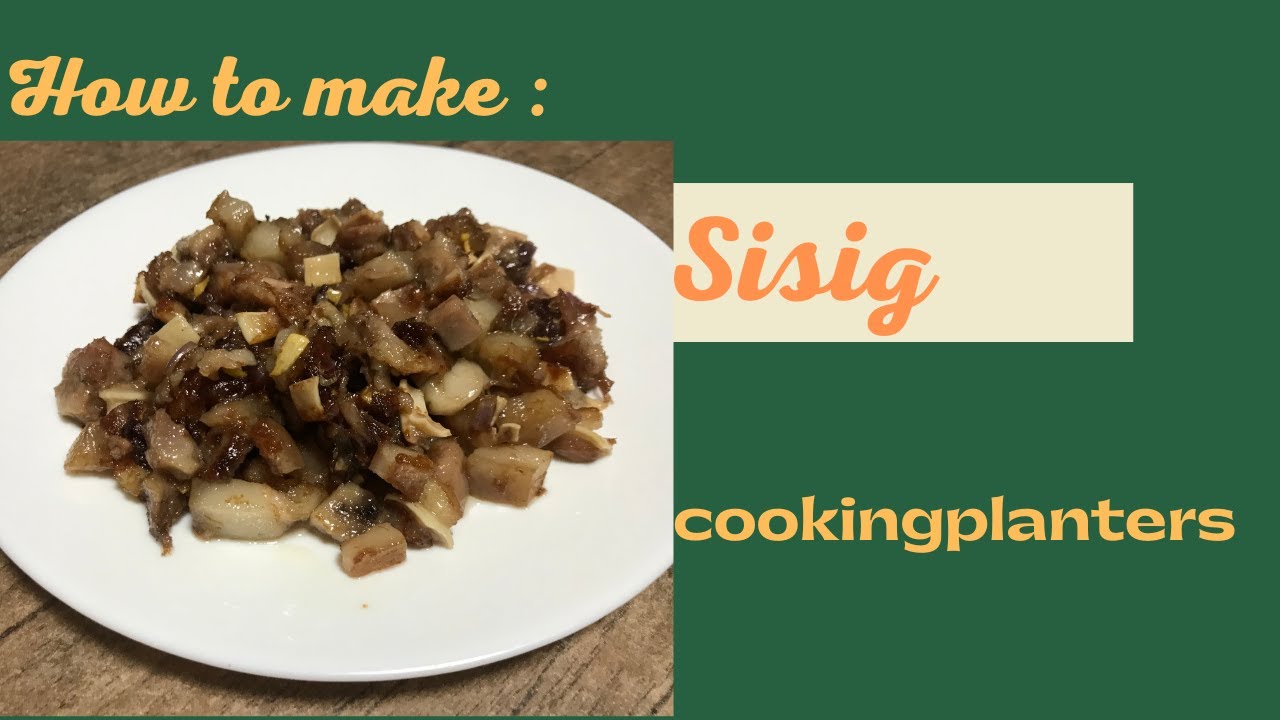 how to make sisig (pork eardrum) - YouTube